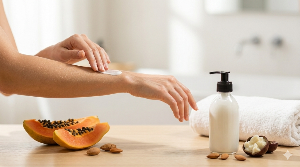 Papaya Body Lotion Benefits: How to Get Soft, Glowing, Youthful-Looking ...