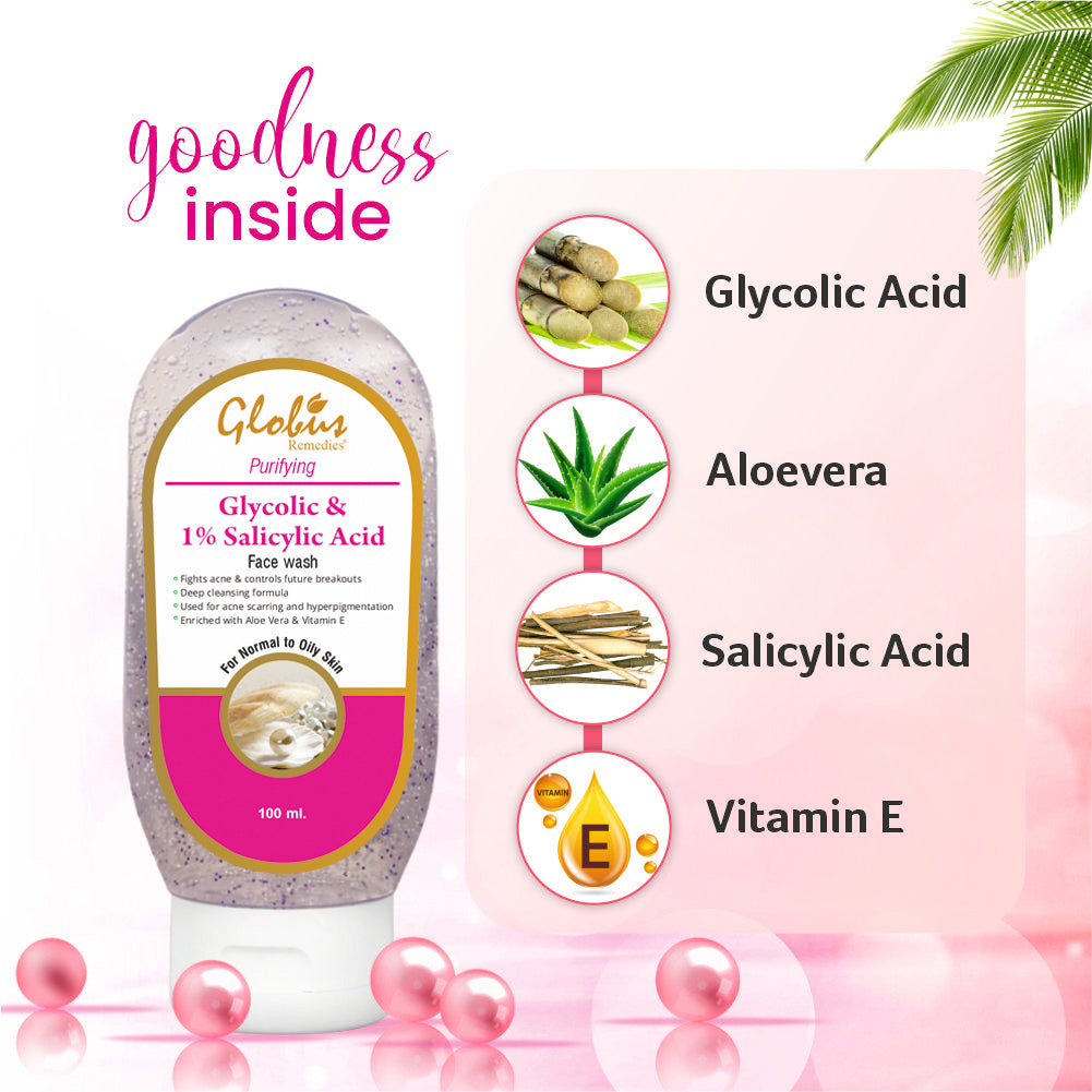 Summer Sizzle Set - Sunscreen Lotion & Glycolic Face Wash – Globus Naturals